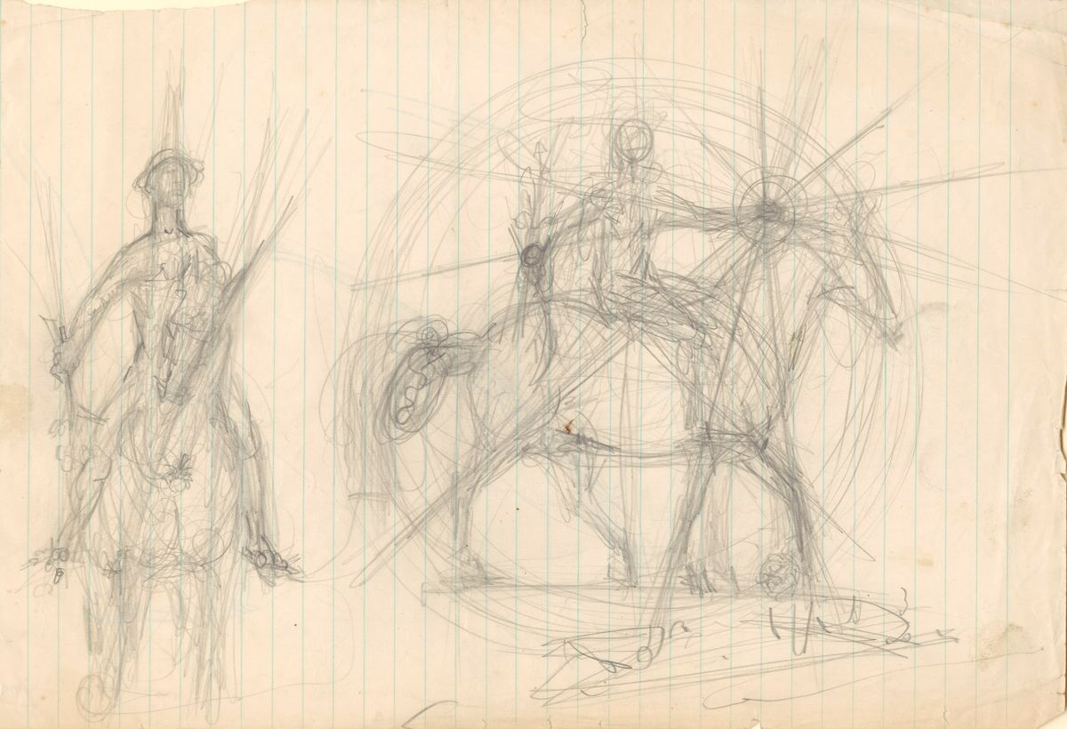 Drawing for 'Kronos' | Works of Art | RA Collection | Royal Academy of Arts