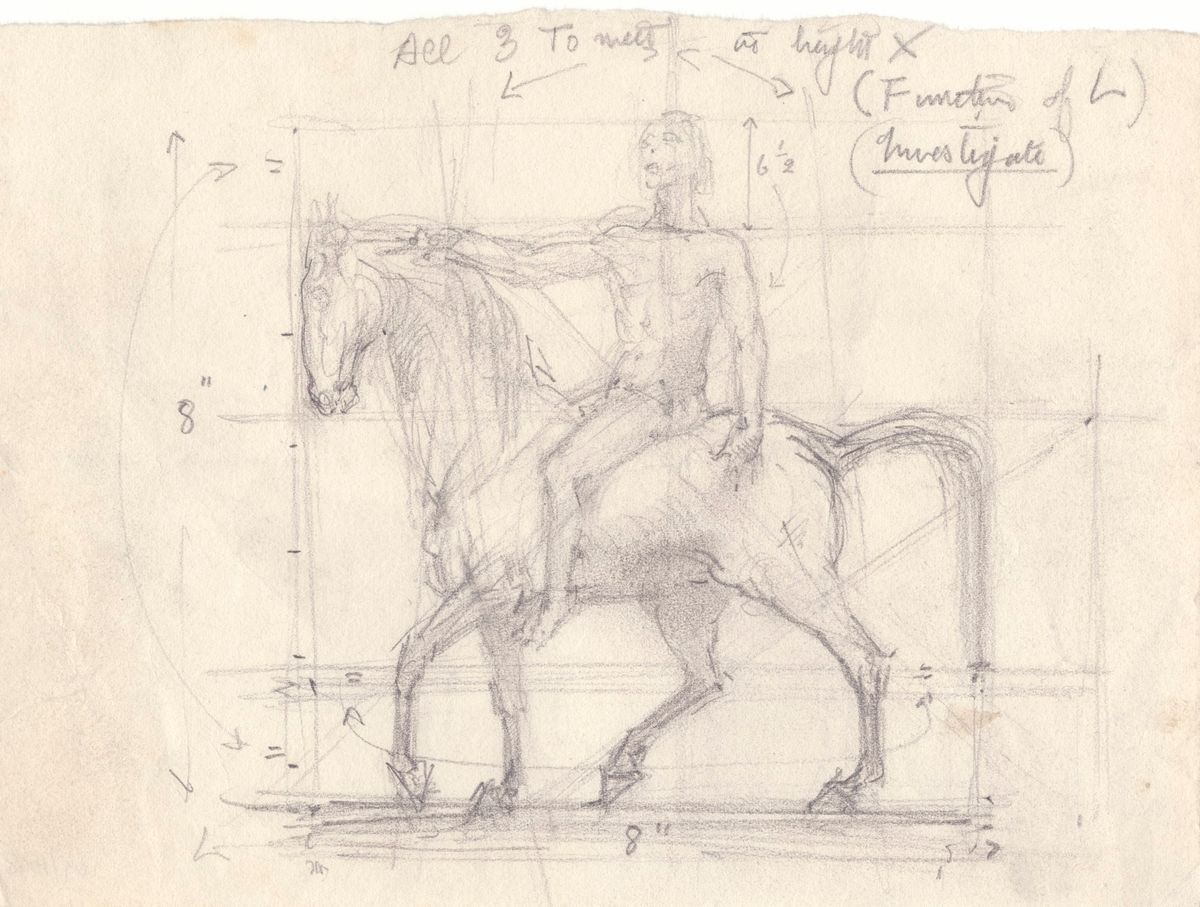 Drawing for 'Kronos' | Works of Art | RA Collection | Royal Academy of Arts