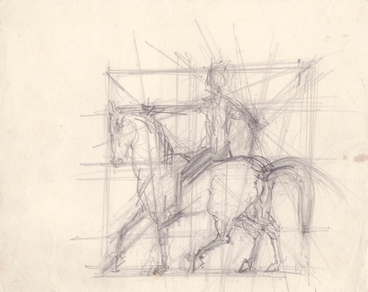 Drawing for 'Kronos' | Works of Art | RA Collection | Royal Academy of Arts