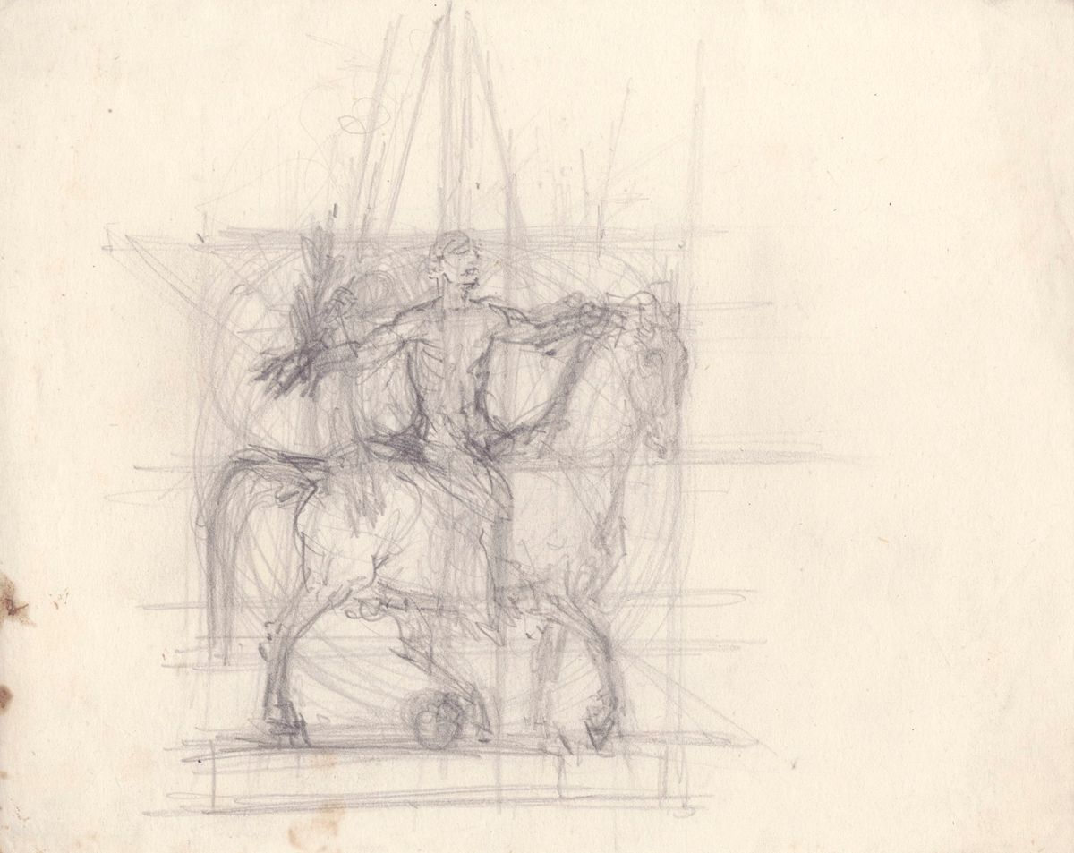 Drawing for 'Kronos' | Works of Art | RA Collection | Royal Academy of Arts