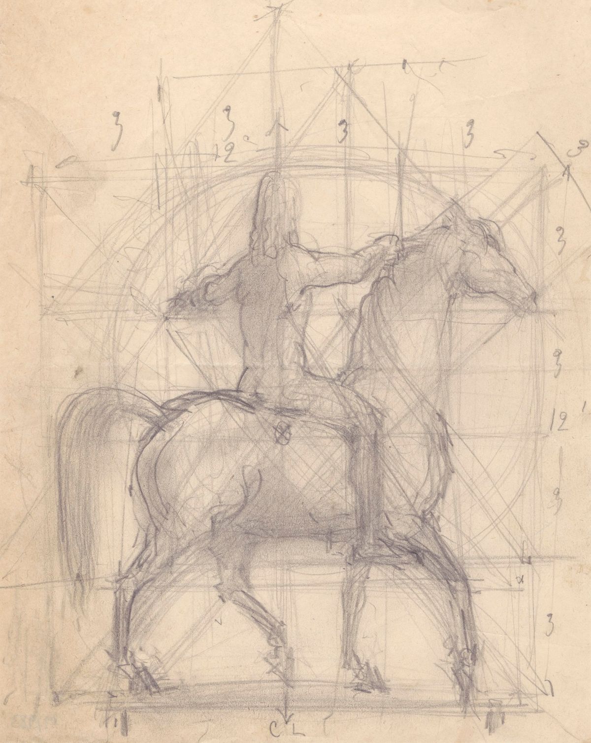 Drawing for 'Kronos' | Works of Art | RA Collection | Royal Academy of Arts