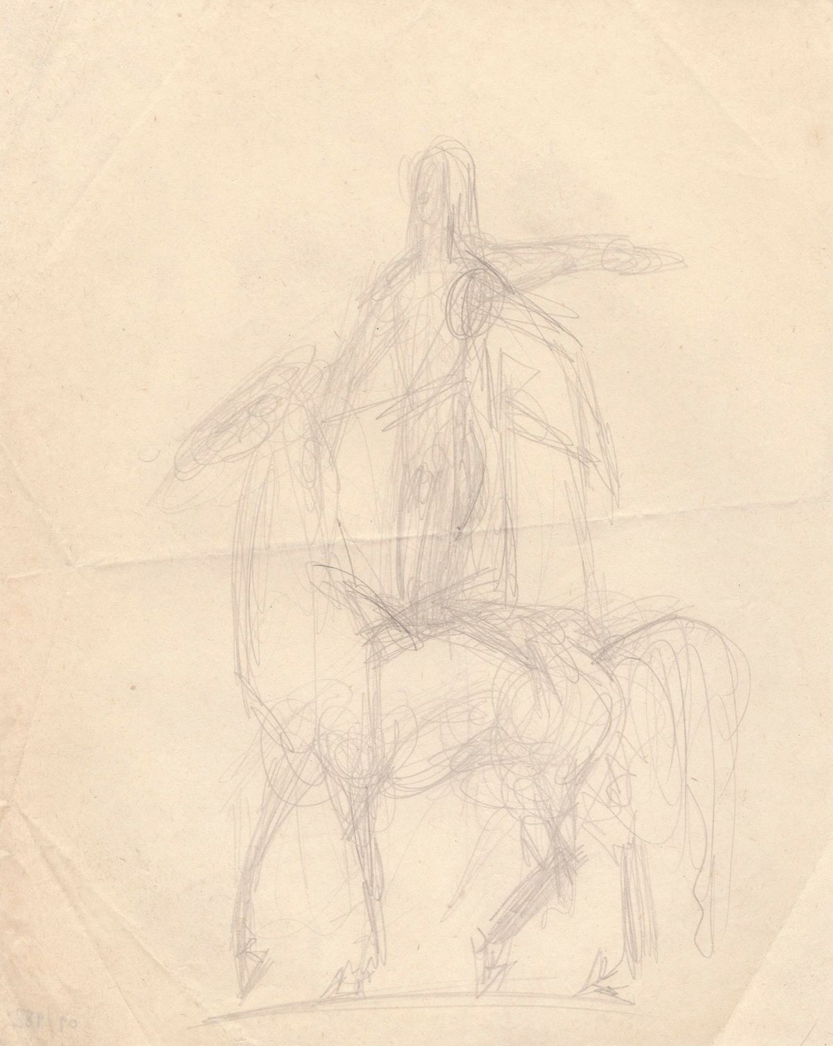 Drawing for 'Kronos' | Works of Art | RA Collection | Royal Academy of Arts