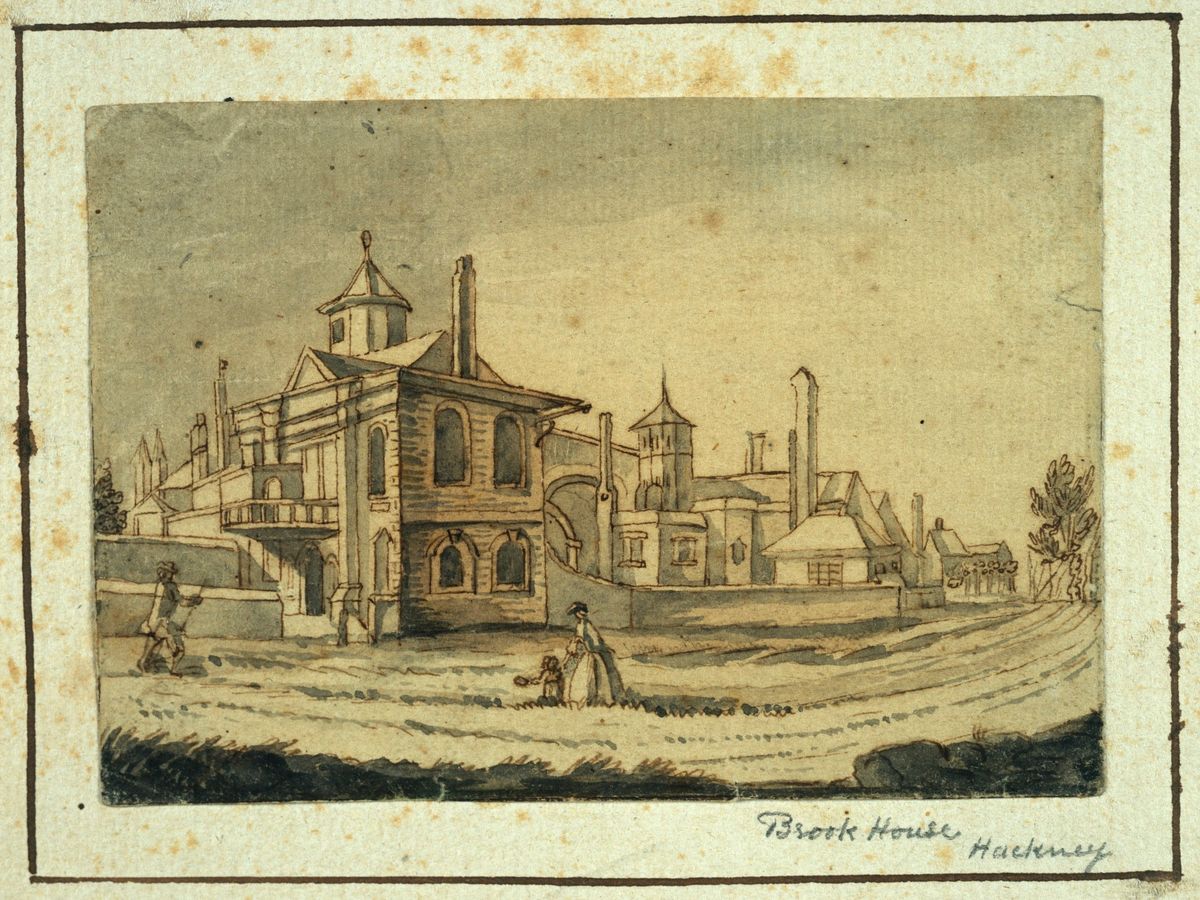 South East View of Brook House, Hackney | Works of Art | RA Collection ...